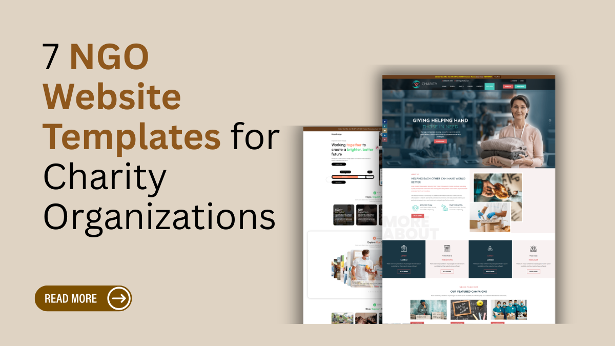 7 NGO Website Templates for Charity Organizations