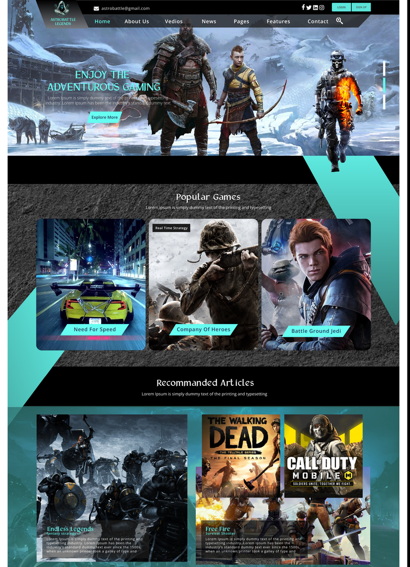 Unleash Your Gaming Universe: Free Gamer WordPress Theme – THEMESPRIDE
