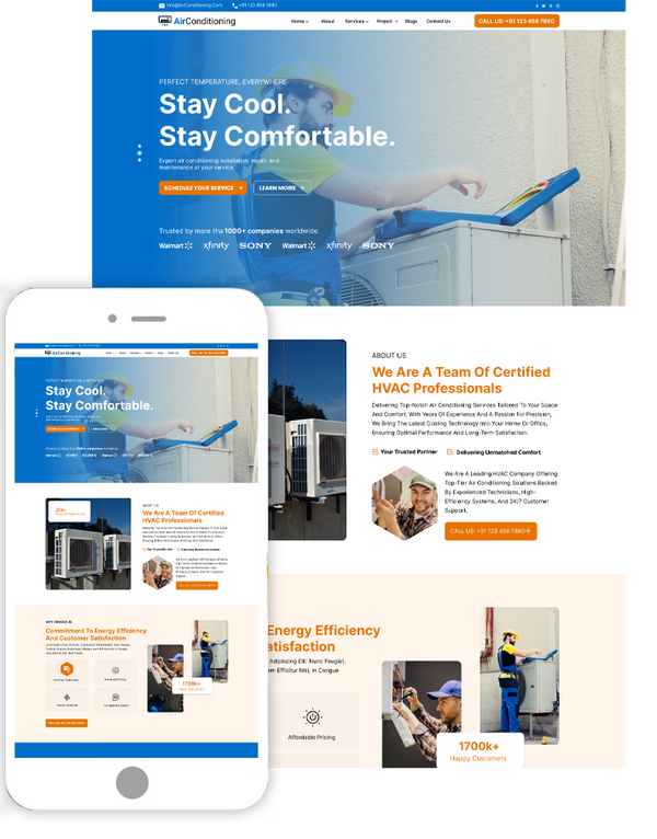 AC Repair WordPress Theme for HVAC Services & Agencies