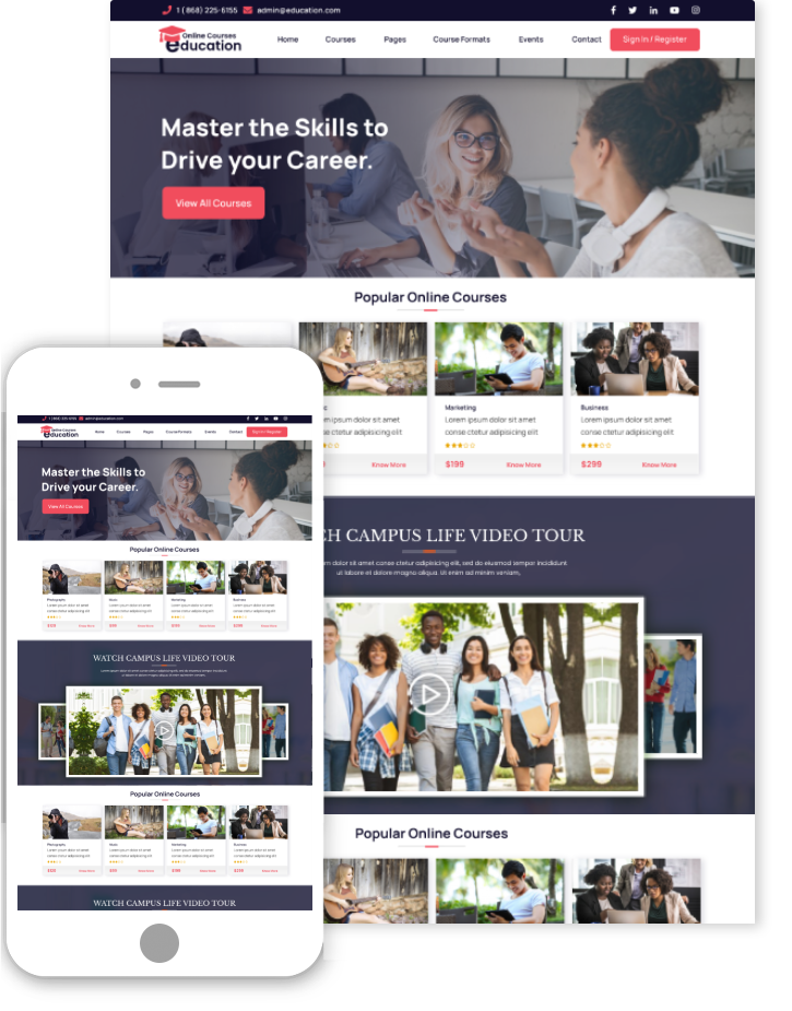 Institute WordPress Theme For Educational Institutions – THEMESPRIDE