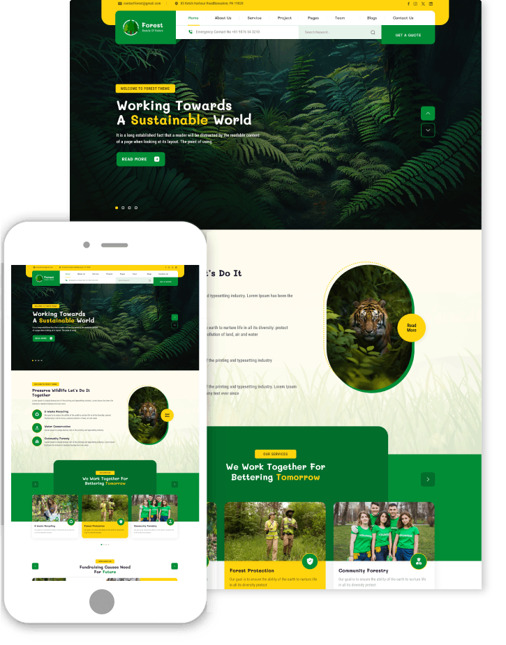 Explore Nature with a Forest WordPress Theme – THEMESPRIDE