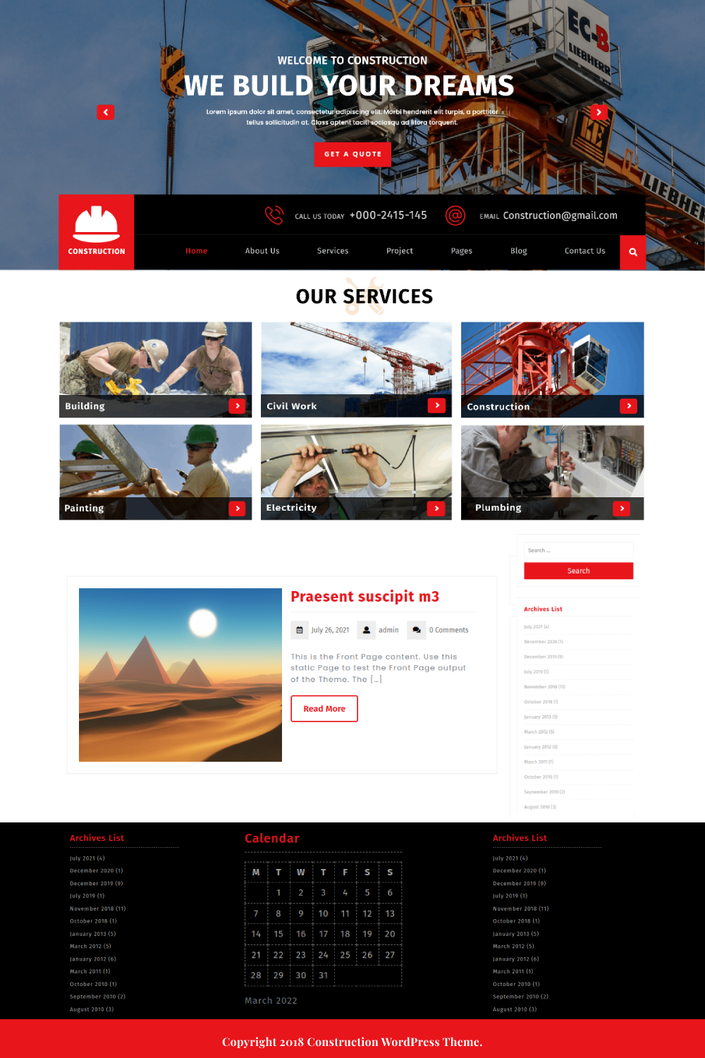 Free Engineering WordPress Theme Will Help You Make An Online Presence – THEMESPRIDE