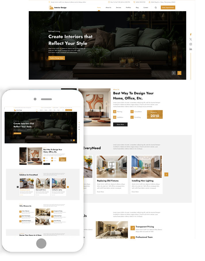Interior WordPress Theme | Perfect For Interior Design Pros
